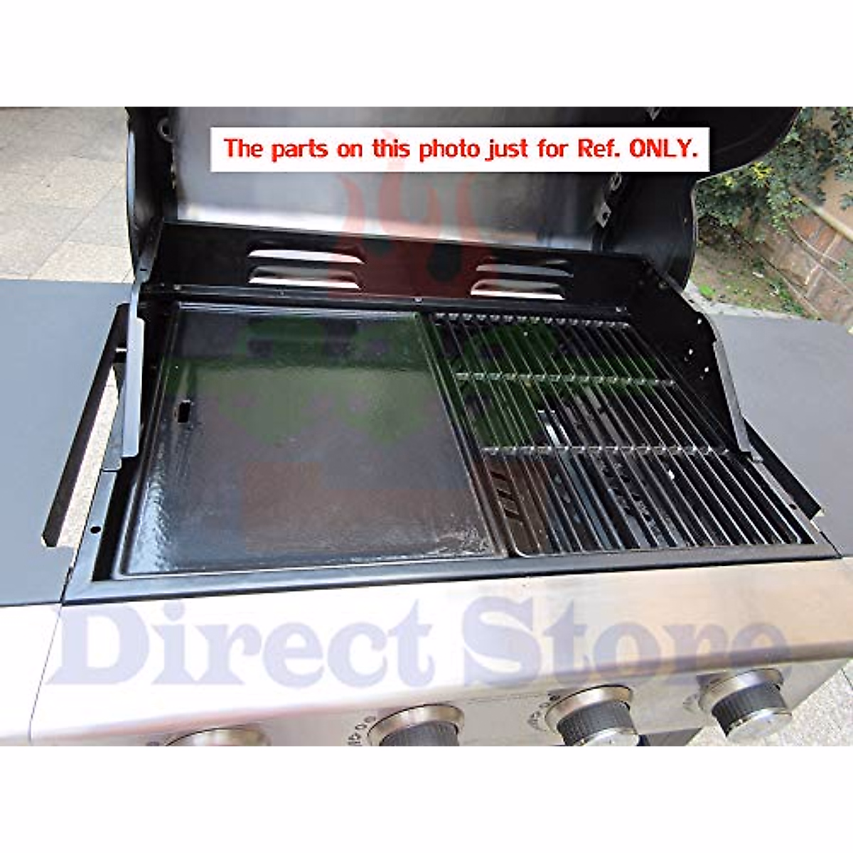 Direct Store Parts DC105 (4-Pack) Polished Porcelain Coated Cast Iron Cooking Grid Replacement for Vermont Castings, Chargriller, Jenn Air Gas Grill (4)