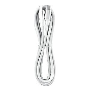 Digipartspower White 5ft 100W USB-C to USB-C Data Sync Power Adapter Charger Cord Cable Compatible with Dell Latitude 12 5290 T17G002 2-in-1 Laptop