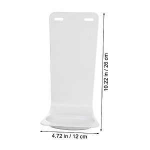 Zerodeko Water Tray Wall soap Dish Wall Hand Soap Dispenser Wall Mount drip Tray Bathroom Drip Tray Droplet Tray Drinking Water Machine Dispenser Foam Spray White Dispensing Tray Plastic