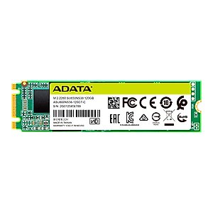 ADATA SU650 120GB M.2 2280 SATA 3D NAND Internal SSD (ASU650NS38-120GT-C)