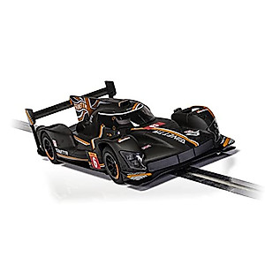 Scalextric Ginetta G60-LT-P1 DHL Silverstone 1:32 Slot Race Car C4264, Black & Orange
