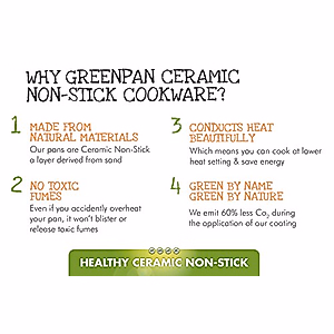 GreenPan Mini Healthy Ceramic Nonstick, 5" Square Egg Pan, PFAS-Free, Dishwasher Safe, Stay Cool Handle, Black