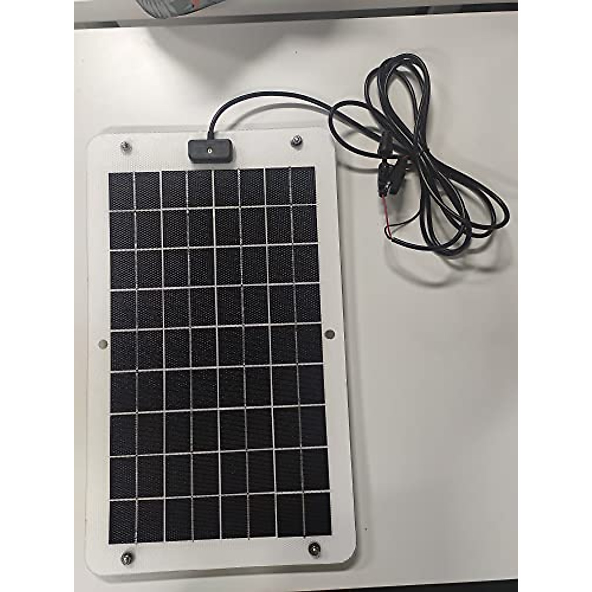 Fifth Wheel & Travel Trailer (Class B&C RV) Hi Power Super Magnetic for 1-2 x12V Batteries Dims 17.5" L x 10.3" W x 1/4" Thick. 10' Cable.