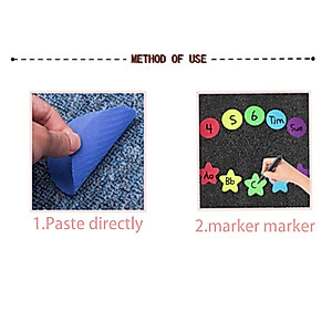 RIENER 60 Pieces Carpet Spots Markers Floor Dots Carpet Circles Carpet Markers for Classroom Decoration Elementary School Teacher Supplies, 6 Colors