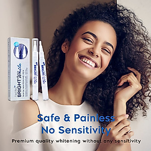 AsaVea Smile Teeth Whitening Pen (4 Pens) for Teeth Whitening, 40+ Uses, Effective, Painless, No Sensitivity, Travel-Friendly, Beautiful White Smile, Mint Flavor (Teeth Whitening 2 Pack)