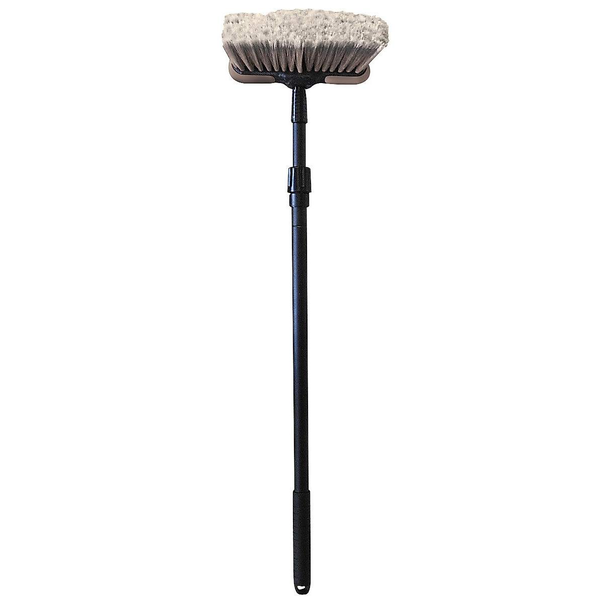 Carrand 93063 Deluxe Car Wash 8" Dip Brush with Bumper and 27-48" Extension Handle , Black