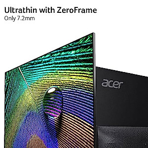 Acer SB242Y Hbi 23.8" Full HD (1920 x 1080) Zero-Frame Gaming Office Monitor | AMD FreeSync Technology | Ultra-Thin Stylish Design | 100Hz | 1ms (VRB) | Low Blue Light | Tilt | HDMI & VGA Ports