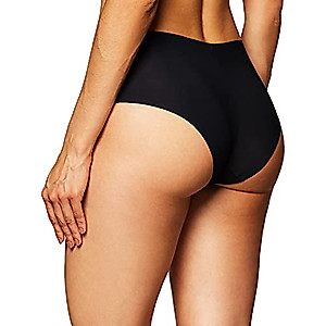 Calvin Klein Women's Invisibles Hipster Multipack Panty, Black, Small