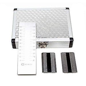 GLTL Fineness Gauge Grindometer Fineness of Grind ISO Standard one Channels 0-25/50/100/150um (0-50um)