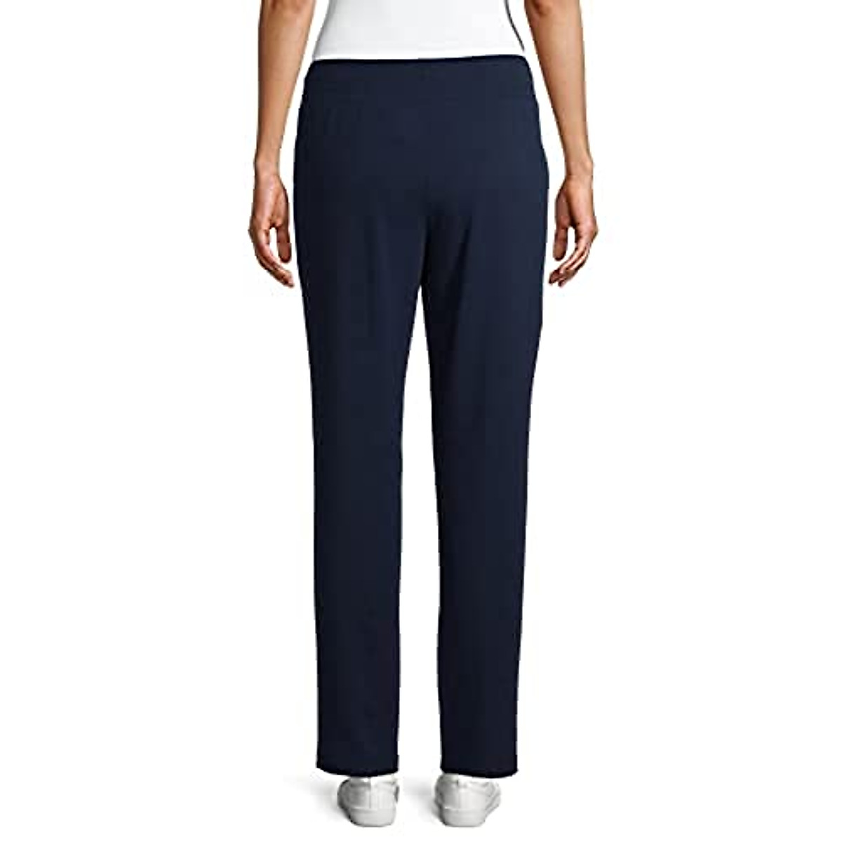 Athletic Work Women's Core Knit Pants (Large Petite, Blue) 12-14 Petite