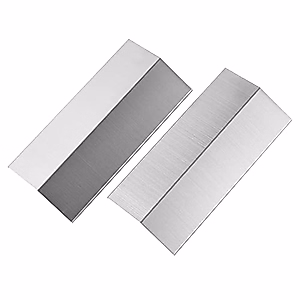 Charbrofire 820-0033M 820-0033 820-0007B Heat Plates Replacement Parts for Megamaster Heat Tent Master Forge Flame Tamer Nexgrill 820-0015 820-0007 820-0007G Cuisinart CGG-306 Burner Covers 2 Pack