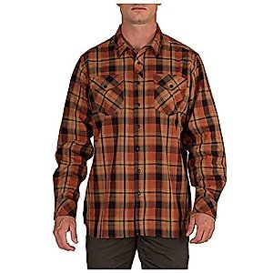 5.11 Tactical Men's Peak Long Sleeve Shirt, Sequoia Plaid, XS, Style 72469
