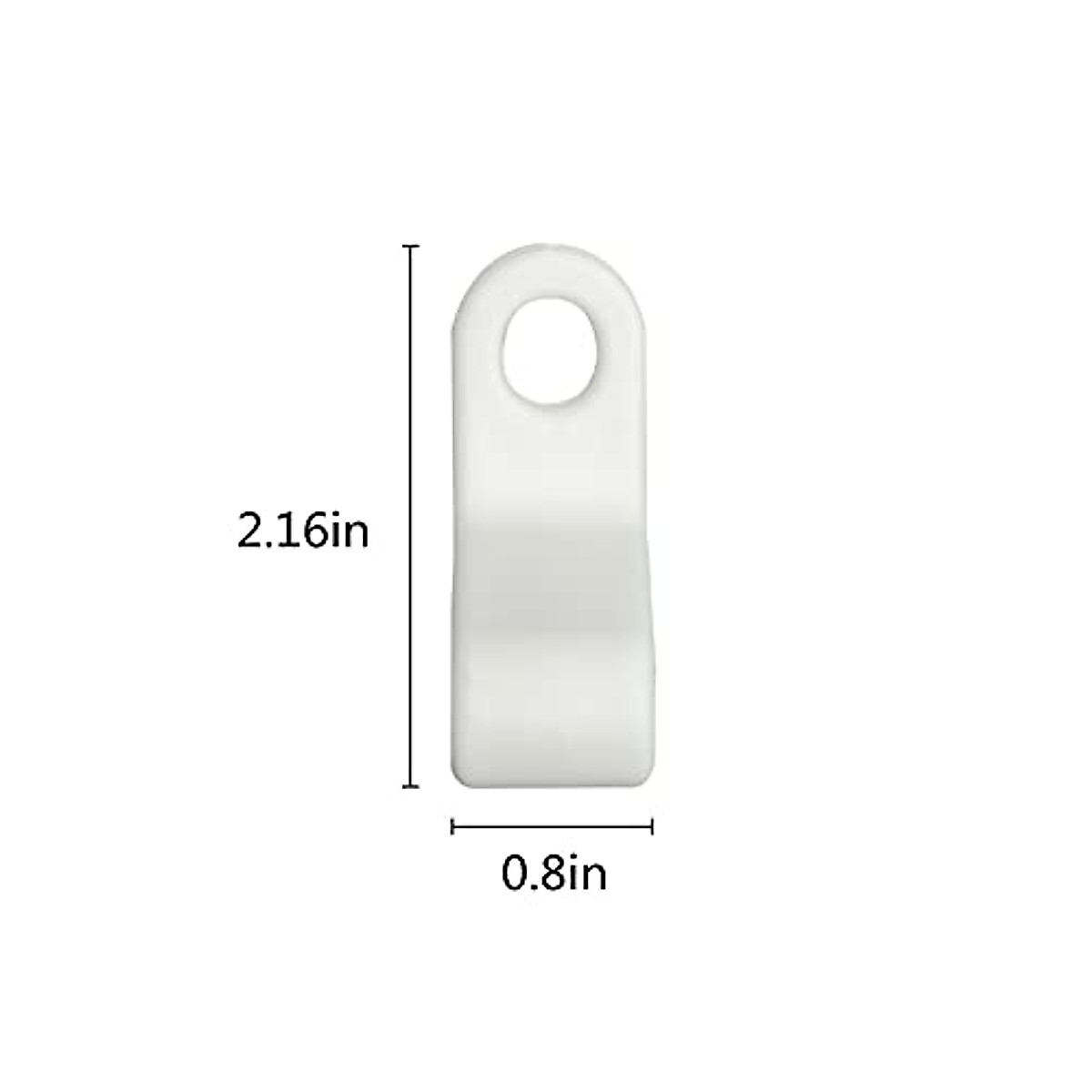 Woonsoon 40 Pcs Clothes Hanger Connector Hooks, Outfit Hangers, Hanger Extender Clips, Cascading Hanger Hooks, Household Strong Load-Bearing Closet Hook, Clothes Hangers Space Saving, White (Q13)