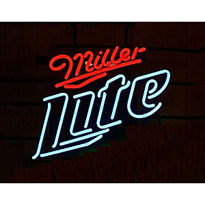 Prouten 24in Millers Lite Neon Sign Acrylic Handmade Artwork Bar Pub Wall Decor Neon Light