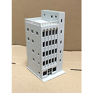 Outland Models Railway Modern 5-Story Commercial Building Unpainted N Scale