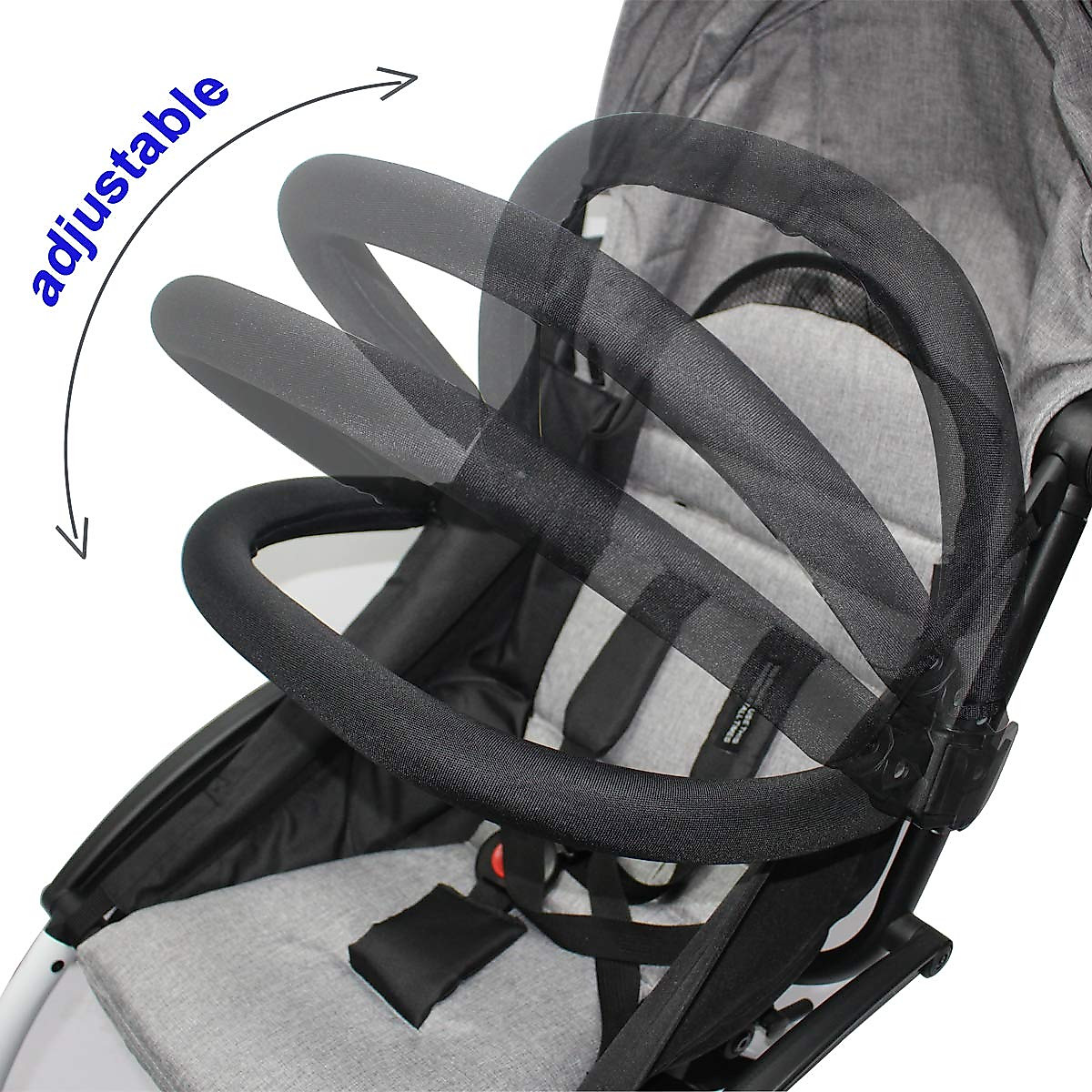 Bumper Bar,Armrest,Handle,Crossbar for Babyzen YOYO YOYO+ Baby Stroller (Oxford Cloth)