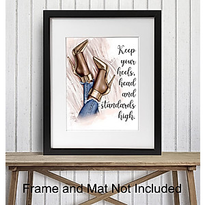 African American Wall Art - Black Women - Black Wall Decor - Fashion Quotes - Fashion Wall Decor - Inspirational Quotes Wall Art - Glam Wall Decor - Black Woman - Latina - Black Wall Art -High Fashion