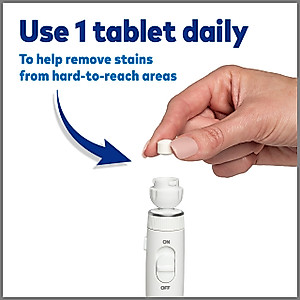 Waterpik Boost Water Flosser Tip with 30 Fresh Mint Whitening Tablets, Whiten Teeth and Remove Stains Gently