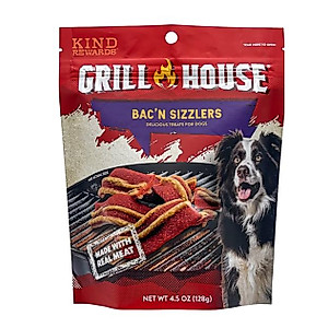 Generic Grill House Kind Rewards Dog Treats 4.5 oz (128g) Bac'N Sizzlers Flavored (Bacon)