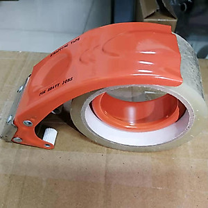 QILIMA Metal Packaging Tape Dispenser Gun, 2-inch Wide Tape dispensers, Blue