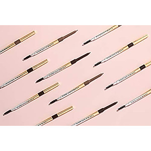 Physicians Formula Eyebrow Retractable Slim Definer Brow Pencil, Medium Brown, Dual-Sided Brow Brush, Fine Tip, Shapes, Defines, Fills | Dermatologist Tested, Clinicially Tested