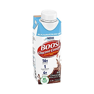 Nestle Boost Glucose Control Balanced Nutritional Drink Chocolate 8 oz Carton 24 Ct