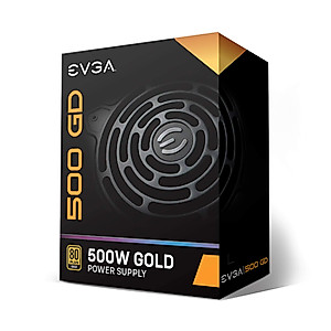 EVGA 500 GD, 80+ GOLD 500W, 5 Year Warranty, Power Supply 100-GD-0500-V1
