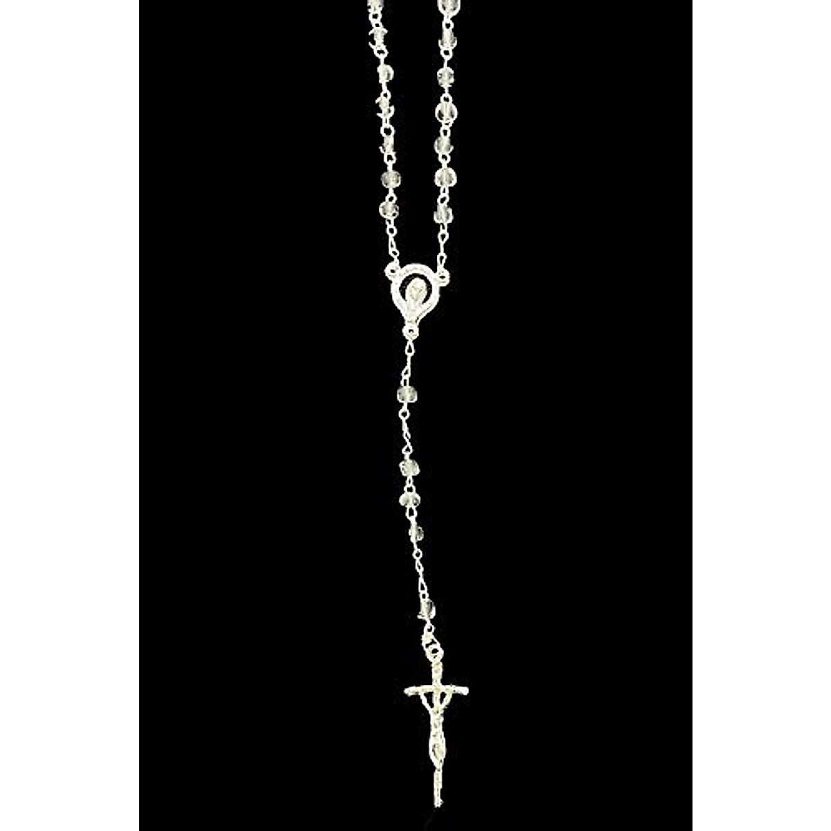 Baptism Candle Set for Boys Girls - Baptism Set Catholic with Candle - Velas para Bautizo de Niño Set Niña (Silver)