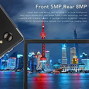 WEYI 10 Inch Tablet Front 5MP Rear 8MP Support 4G Network Night Reading Mode US Plug 100-240V 4G Calling Tablet 8 Colors for 11 (US Plug)
