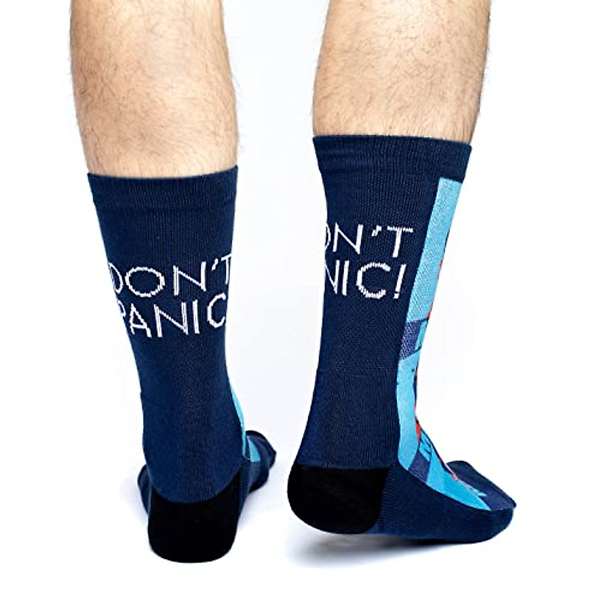 Good Luck Sock Men's Elon Musk Socks, Adult, Shoe Size 8-13