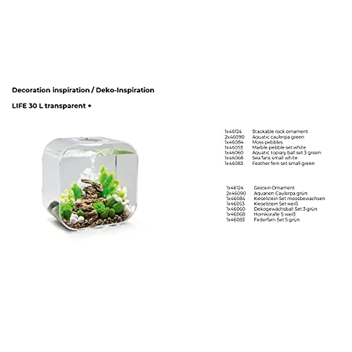 biOrb 46084.0 Moss Pebbles Aquariums