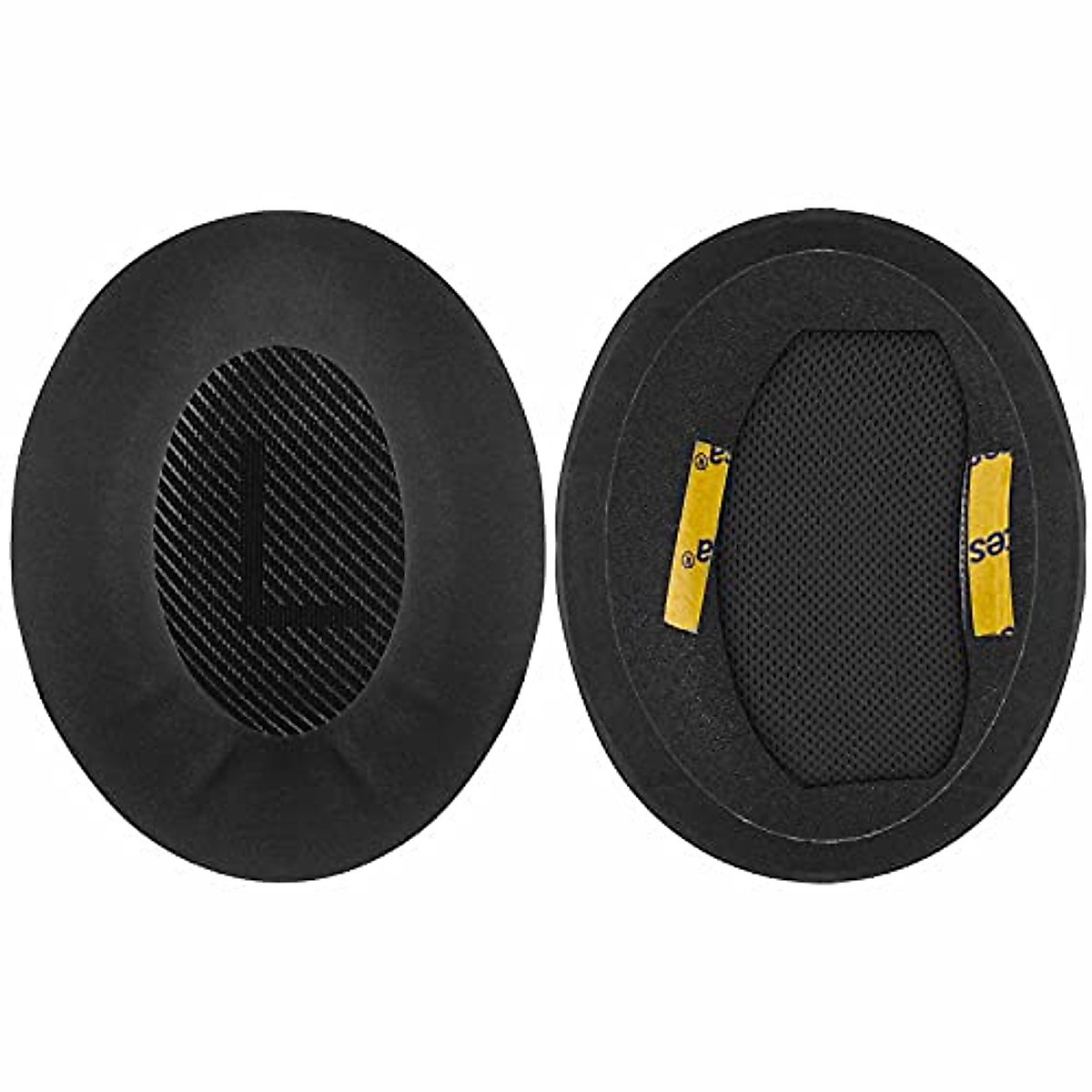 Geekria Comfort Micro Suede Replacement Ear Pads for Bose QC45, QC35, QC35 ii, QC35 ii Gaming, SoundLink, SoundTrue Around-Ear QuietComfort SE, QCSE, Headphones Ear Cushions, Earpads