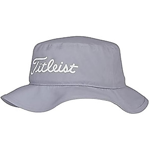 Titleist Breezer Bucket Golf Hat Grey/White One Size Fits Most