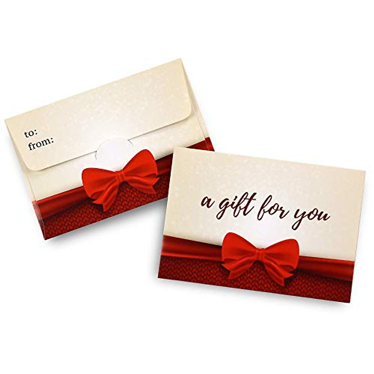 100 Guardian Gift Card Envelopes – Gift Card Holder w/Bow – Small Envelopes – Use as Congratulatory or Birthday Gift Card Holder or Key Card Holder – Mini Envelopes (Bows)