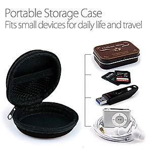 Earphone Case MAS CARNEY Headphone Earbud Hard Protective Carrying Case Bag