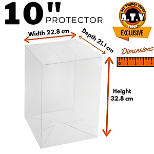 ATV Store Premium Quality Pop Protectors UV Filter 10" Medium x 2 in a Pack (Figure Not Included)
