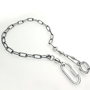 ebamaz Pet Bird Leash Parrot Foot Chain Stainless Steel 304 Anklet Ring (Model 15, 14.5mm)