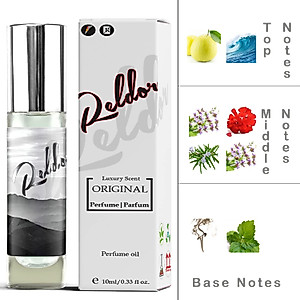 Reldor pheromone cologne for men, The Aromatic Aquatic Mens Perfume That Defines Your Style - Alluring Scent - Travel Size Roll On Perfume Oil for Men