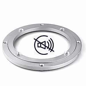Lazy Susan Ball Bearing Turntable Base Bearing Hardware Heavy Duty Aluminum Alloy For Heavy Loads Silent For Glass, Granite Or Wood Kitchen Ding Table