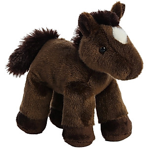 Aurora® Adorable Mini Flopsie™ Chestnut™ Stuffed Animal - Playful Ease - Timeless Companions - Brown 8 Inches