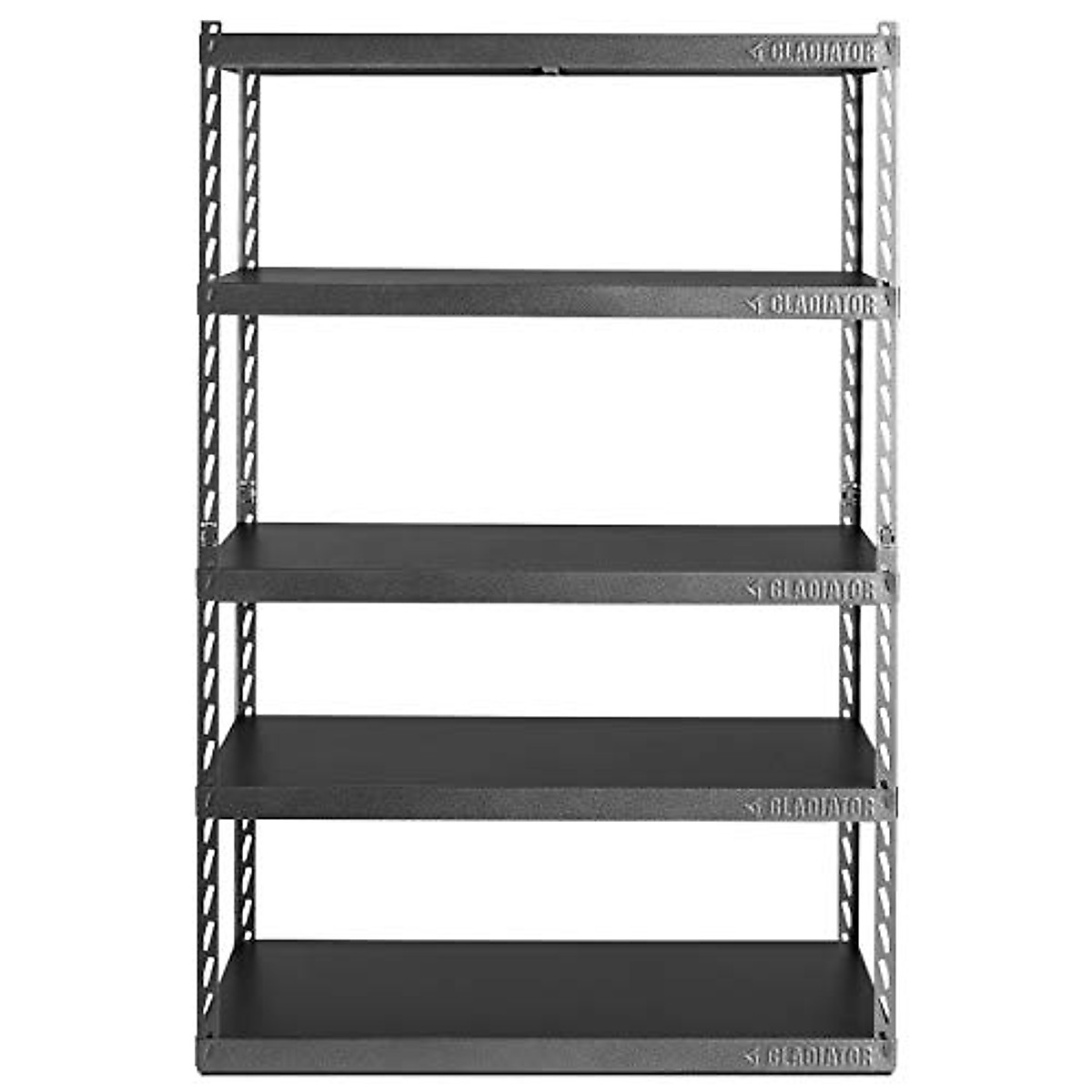 Gladiator "48" Wide EZ Connect Rack with Five 24" Deep Shelves", hammered granite