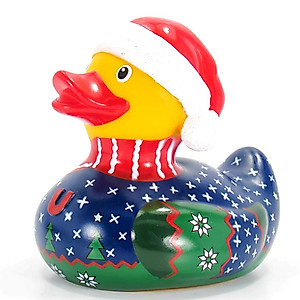 Christmas Jumper (Bad Holiday Sweater) by Bud Duck | Bath Toy, Collectable, Elegant Packaging | Child Safe