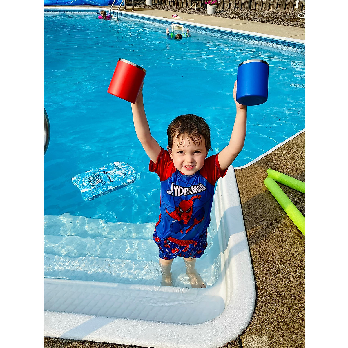 Real Deal Steel "Keep it Real Kids Mugs - 100% Lead and BPA Free Kids Coffee Mug for Hot Chocolate - Set of 2