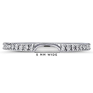 Kobelli Notched Diamond Wedding Band 1/8 CTW in 14k Gold - 7.5 / yellow-gold