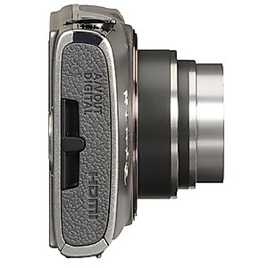 Canon PowerShot IXY 650 (ELPH 360) HS Digital Camera (Silver) + 128GB Extreme PRO Memory + Case, Grip, Software Pack (Essential Bundle) (Renewed), Black