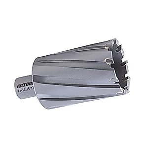 ACTOOL 1-13/16'' Diameter x 2'' Depth of Cut Carbide Tipped TCT ANNULAR Cutter with 3/4'' Weldon Shank