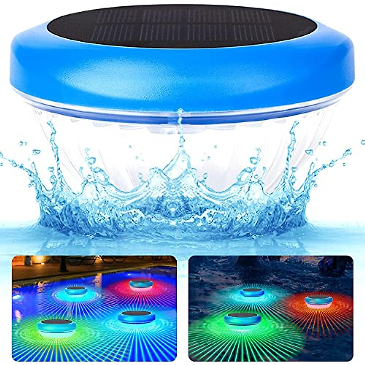 Morxinle Solar Floating Pool Lights - RGB Color Changing