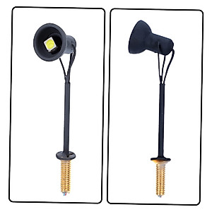 DOITOOL 10 Pcs Model Landscape Spotlight Miniature Spotlight Model Mini House Decoration Led Stuff Glow Accessories Mini Spotlight Models Vintage Lantern Railroad Light Model Scene Decor