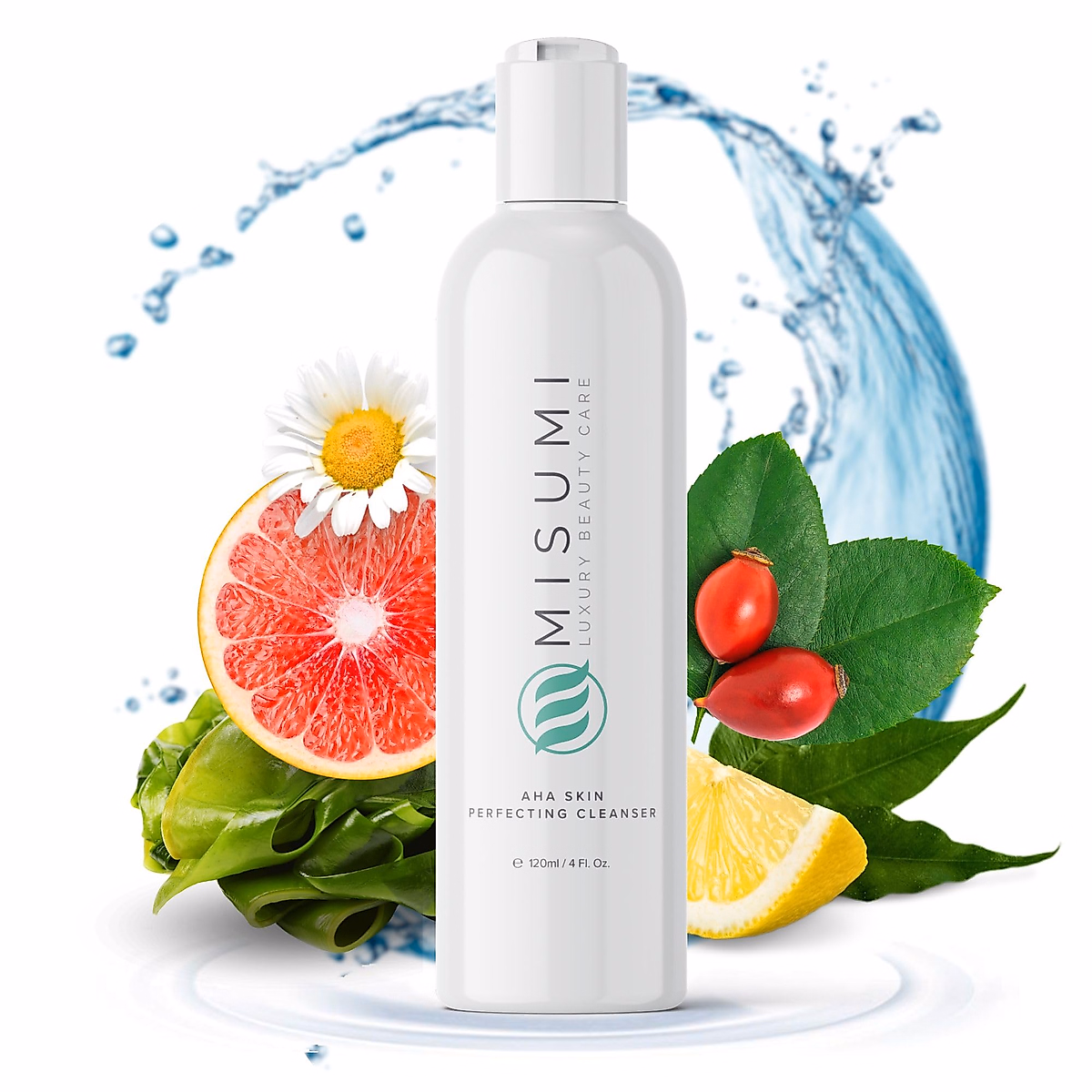 AHA Glycolic Acid 10% Acne Face Wash to Help Clear Clogged Pores - Anti-Aging Acne Skincare Glycolic Acid Face Wash with Natural Ingredients - Acne Cleanser Glycolic Face Wash - Acne Control Cleanser