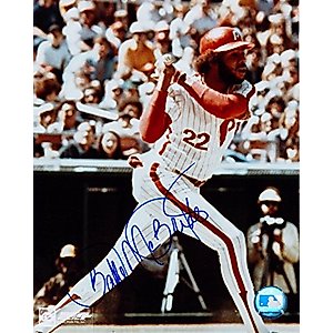 Kirkland Bake Mcbride, Phillies 8 by 10 Photo Autograph on Glossy Photo Paper